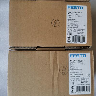 FESTO VPPE系列557772 557773 557774 557775 557776 比例压力阀
