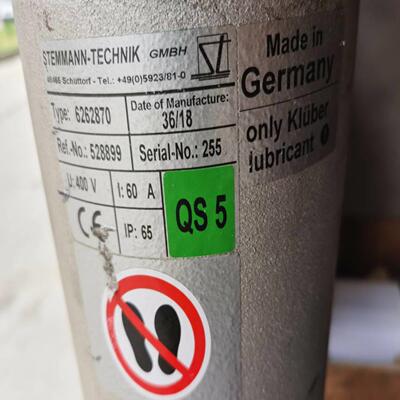 配件STEMMANN-TECHNIK施特曼风电滑环48465 6262870 NO528议价