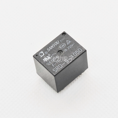 SRD-S-105D三友继电器5VDC一组转换5脚7A250VAC替HF3FF-5VDC-1ZS