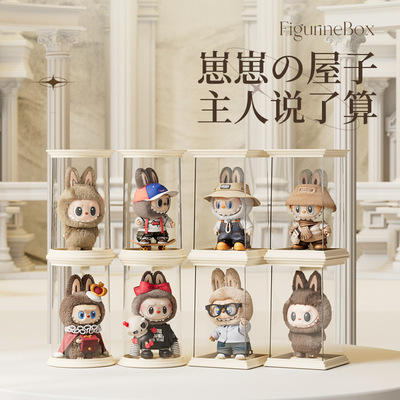 LABUBU盲盒罗马柱防尘展示盒