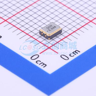 有源晶振S3D2.048000B20F30T 2.048MHz ±20ppm CMOS SMD3225-4P