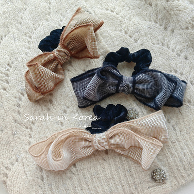 发圈布艺韩国毛毛可爱甜美可爱