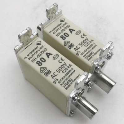 施耐德熔断器保险丝NH-00/000 80A 100A 125A 150A 160A 500V原装