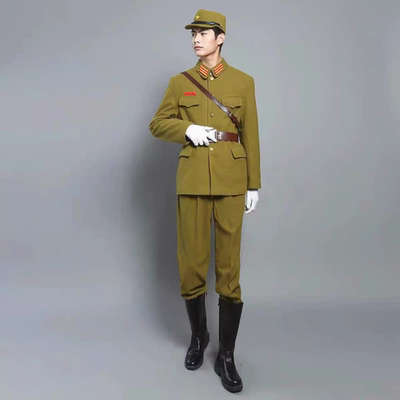 士兵套装军官大佐反派汉奸演出服王二小演出服装土匪演出服装