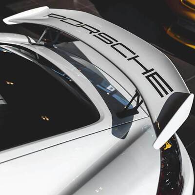 保时捷 GT3 GT4 911 turbos 718尾翼PORSCHE英文字母专用个性贴纸