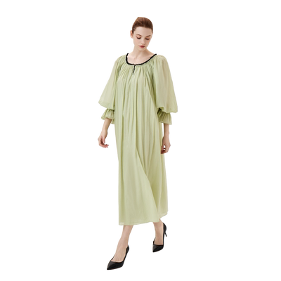 CA BRIDA【早安.爱丽丝】【黑标】秋季新品法式宫廷棉长睡裙O708