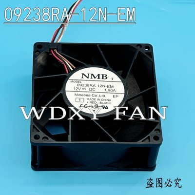 全新原装NMB 09238RA-12N-EM 12V 1.90A 9038 9CM 大风量散热风扇