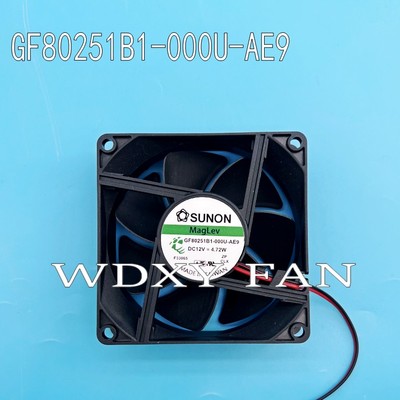 GF80251B1-000U-AE9 DV 12V 4.72W 8025 散热风扇 全新原装建准