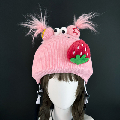 新款超可爱儿童卡通滑雪头盔帽套