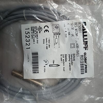 议价-全新巴鲁夫接近开关 BES005L BES M12MI-PO-可维修