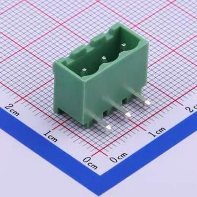 KF2EDGRC-5.0-3P 插拔式接线端子 5mm 1x3P 排数:1 每排P数:3 弯