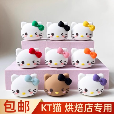 网红软胶猫咪蛋糕装饰