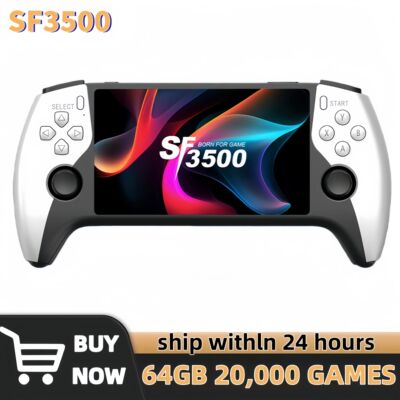 SF3500 Retro Handheld Video Game Console Linux System 5.0 In