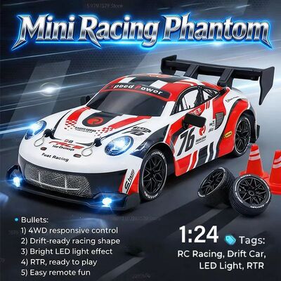 New 4×4 Mini RC Car Expertise Drift 20km/h Fast Racing 1/24
