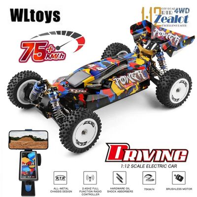 WLtoys 124017 124007 75KM/H  RTR 2.4G Racing RC Car Brushles