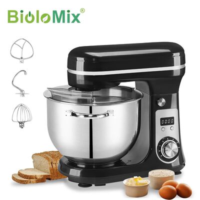 BioloMix Kitchen Food Stand Mixer, Blender, Quiet Motor, Cre