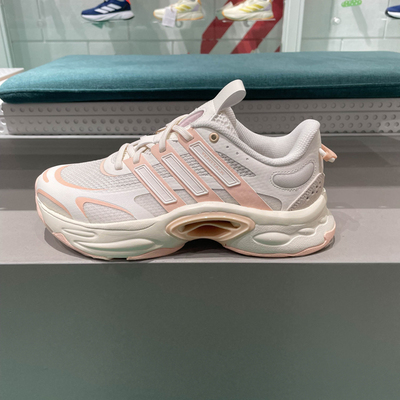 阿迪达斯女款2024夏季新款清风透气防滑厚底运动休闲跑步鞋IG6815