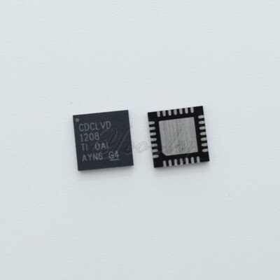 CDCLVD1208RHDR VQFN-28 低抖动2路输入可选1:8通用至LVDS 缓冲器