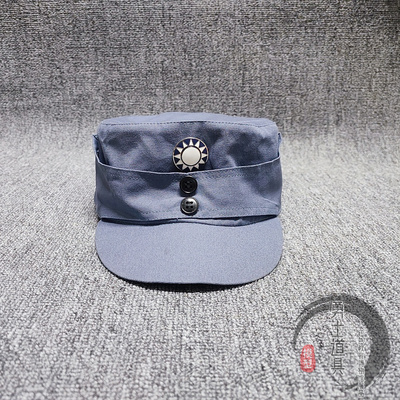 八路帽帽新四帽灰色博物馆展品