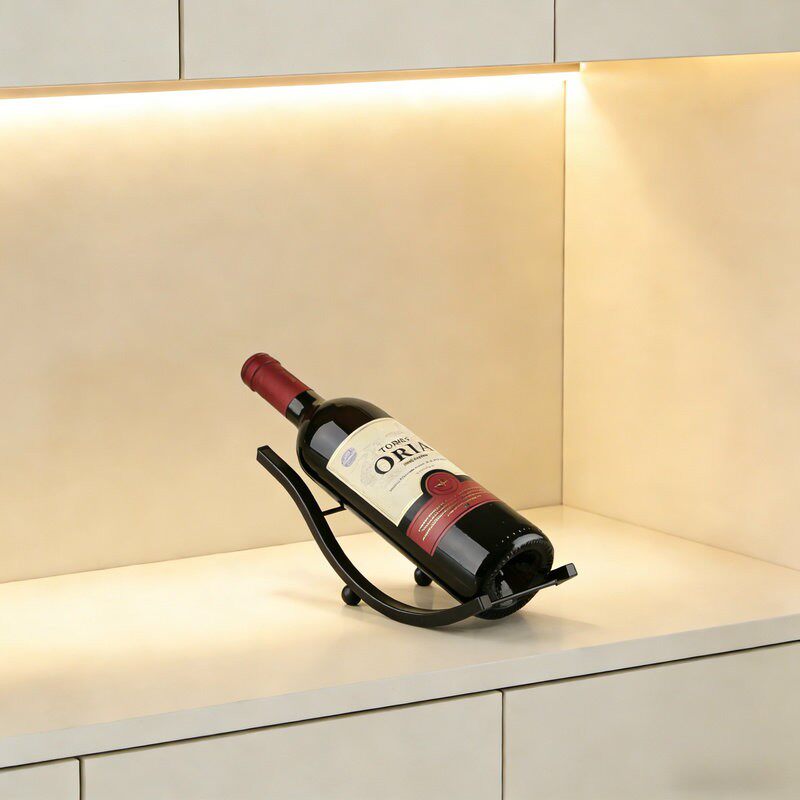 轻奢高档红酒杯架酒柜红酒架摆件葡萄酒架倒挂酒瓶架子倾斜酒支架