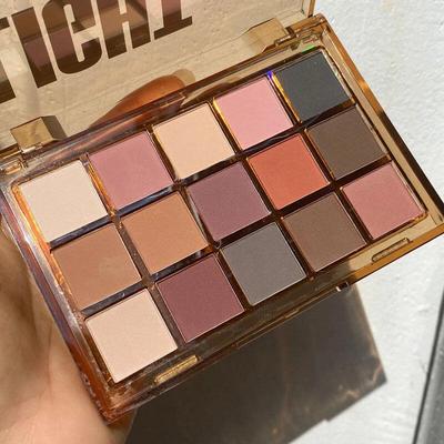 ucanbe15色眼影乳酪可可盘橘棕色