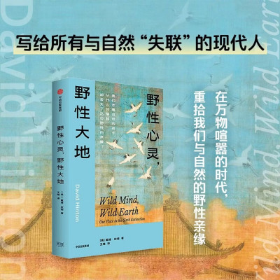 野性心灵 野性大地 戴维 欣顿野性心灵 野性大地 20世纪中国古典英译诗歌 古代中国精神 现代西方环境思想 人类心灵 自然文学 中西