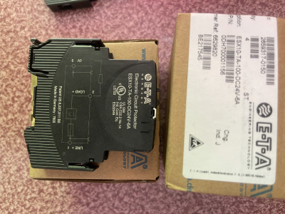 ETA全新原装进口ESX10-TA-100-DC24V-2A3Ａ4A6A 8Ａ 10Ａ断路器