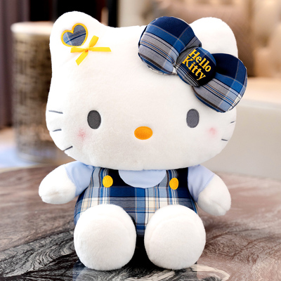 HelloKitty公仔深蓝格格KT猫玩偶