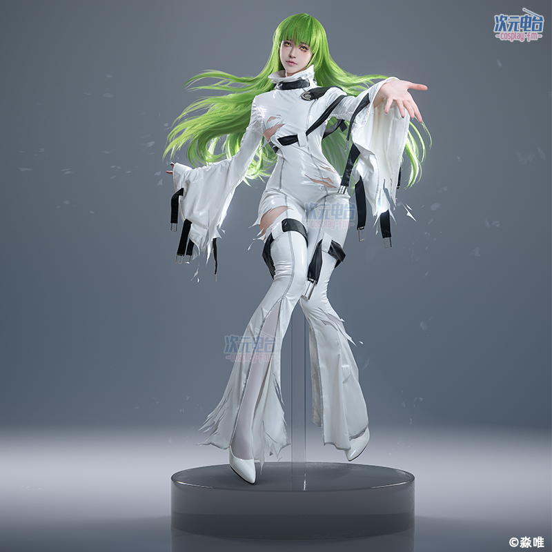次元电台反叛的鲁路修cos CC拘束服PU皮cosplay紧身衣套装动漫女_虎窝淘