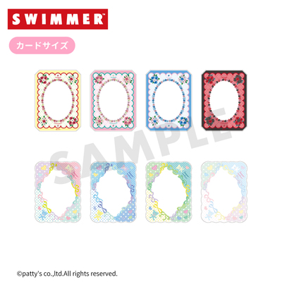 日本预售 fukuya SWIMMER×fanfancy+ 花卉亚克力卡套 谷美