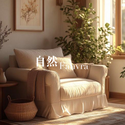 美式自然风米白色单人布艺沙发