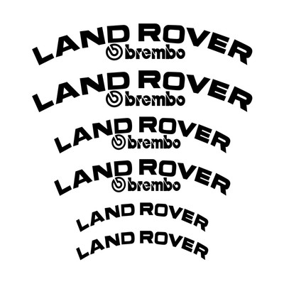 适用于路虎卡钳贴纸揽胜布雷博