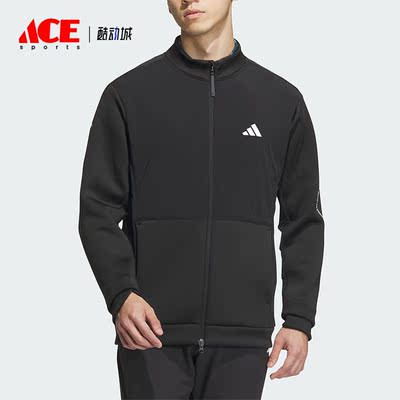 Adidas/阿迪达斯正品新款男子高尔夫运动针织立领外套HY0974