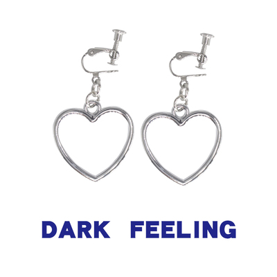 日韩时尚潮流简约爱心耳夹耳坠