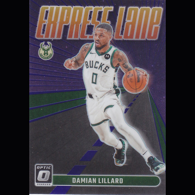 NBA球星卡Optic2324快车道紫折特卡Express Lane凑套#5利拉德