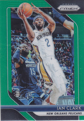 NBA球星卡panini1819Prizm普卡绿色平行绿折#207Ian Clark