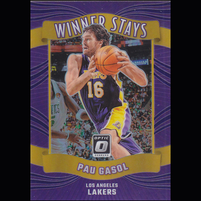NBA球星卡2324Optic特卡WinnerStays紫折凑套#7保罗加索尔