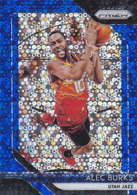 NBA球星卡1819Prizm蓝泡泡折凑套175编#203亚历克-伯克斯