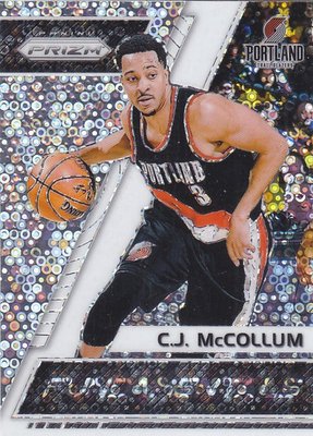 NBA球星卡帕尼尼1718Prizm基石特卡泡泡折凑套#33麦科勒姆