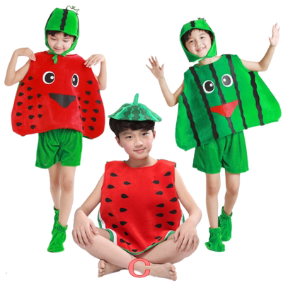 水果家族蔬菜小精灵儿童演出服装