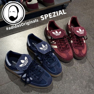 Adidas三叶草 HANDBALL SPEZIAL翻鞋舌运动休闲鞋KJ6216 KJ6217