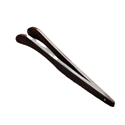 杰艺家用茶桌茶道黑檀茶夹