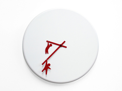 意大利Progetti挂钟Time2Play玩耍时间钟表家居创意设计进口欧式