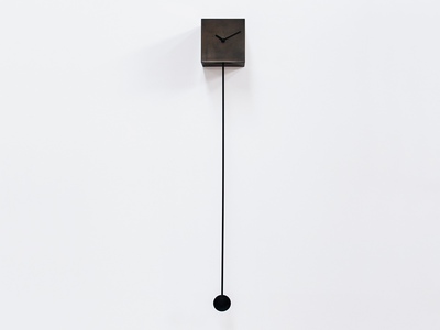 意大利Progetti挂钟Long_time特别版金属面钟表家居创意设计进口