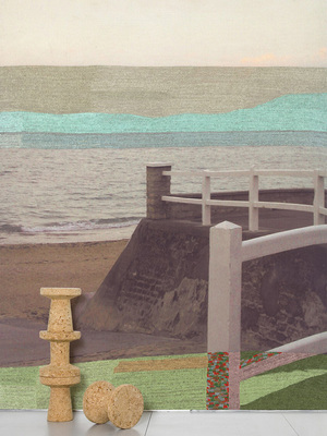 法国Moustache Accalmie bien méritée仿织毯风景纸质壁纸