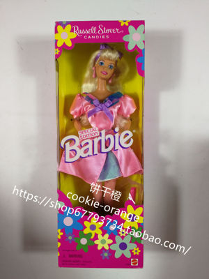 发 Barbie Russell Stover Candies1996 罗赛尔糖果芭比 粉裙