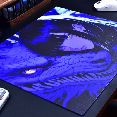 gamingpunk玻璃鼠标垫玉指柔V2