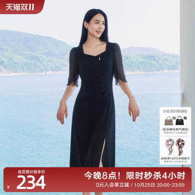 【醋酸系列】歌蒂诗夏季专柜新款气质优雅显瘦连衣裙女 8D24L1879