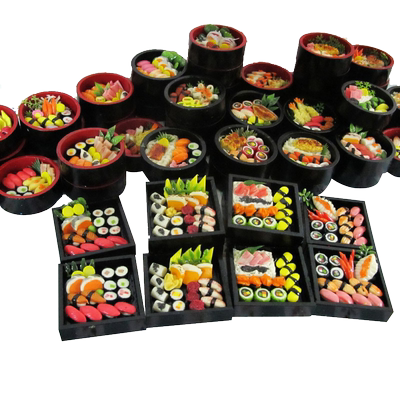 dollhouse派淇汏粘土场景式寿司