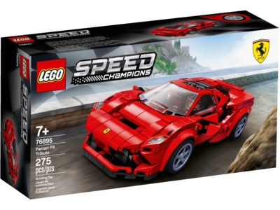 玩物尚志 正版乐高积木LEGO超级赛车系列法拉利 Ferrari F8 76895